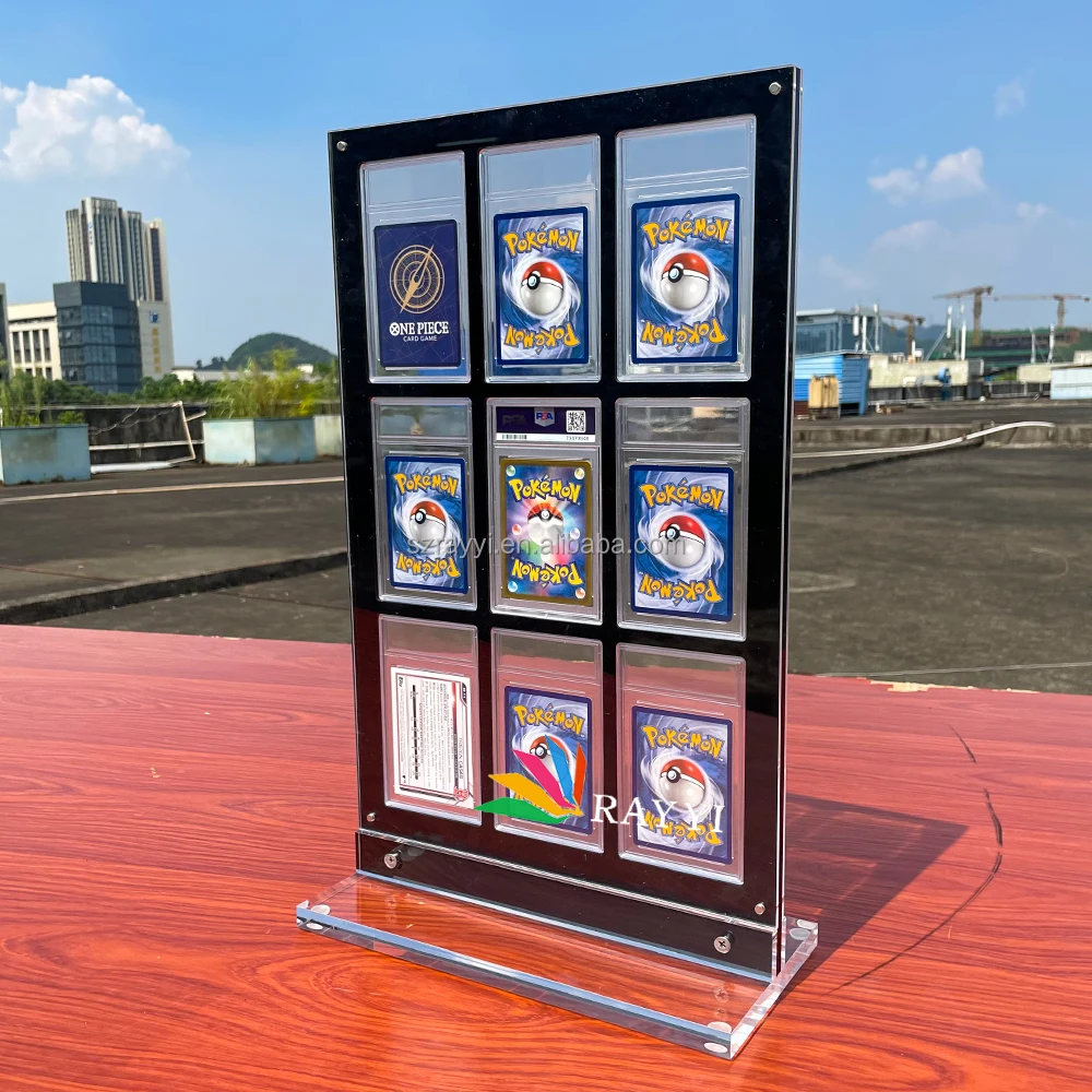 Rayyi (not Cards) Custom Desktop Acrylic Pokemon Graded Sports Card ...