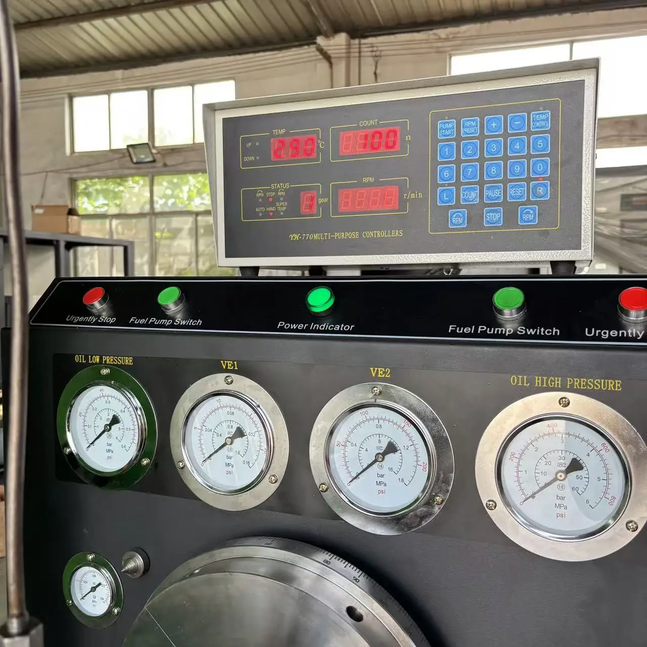 MINGYUAN Machine 12PSB Injection Pump test Bench for Inline Pump ...
