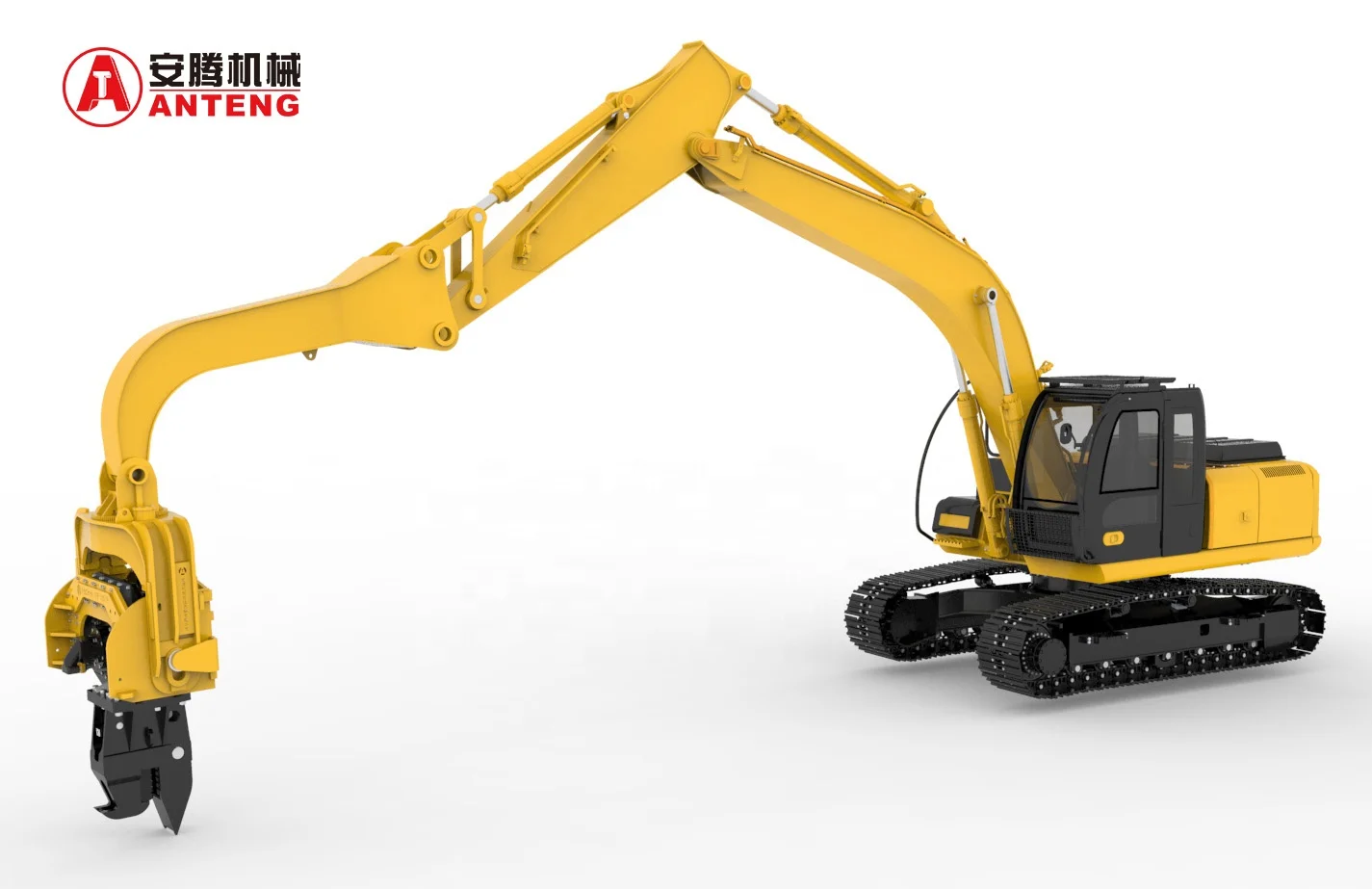 Hydraulic Excavator Sheet Tube Pile Driver for 30-35 Ton