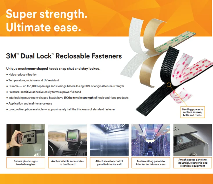 Japanese Wholesale Reclosable Dual Lock Other Fasteners Hook Loop Tapes ...
