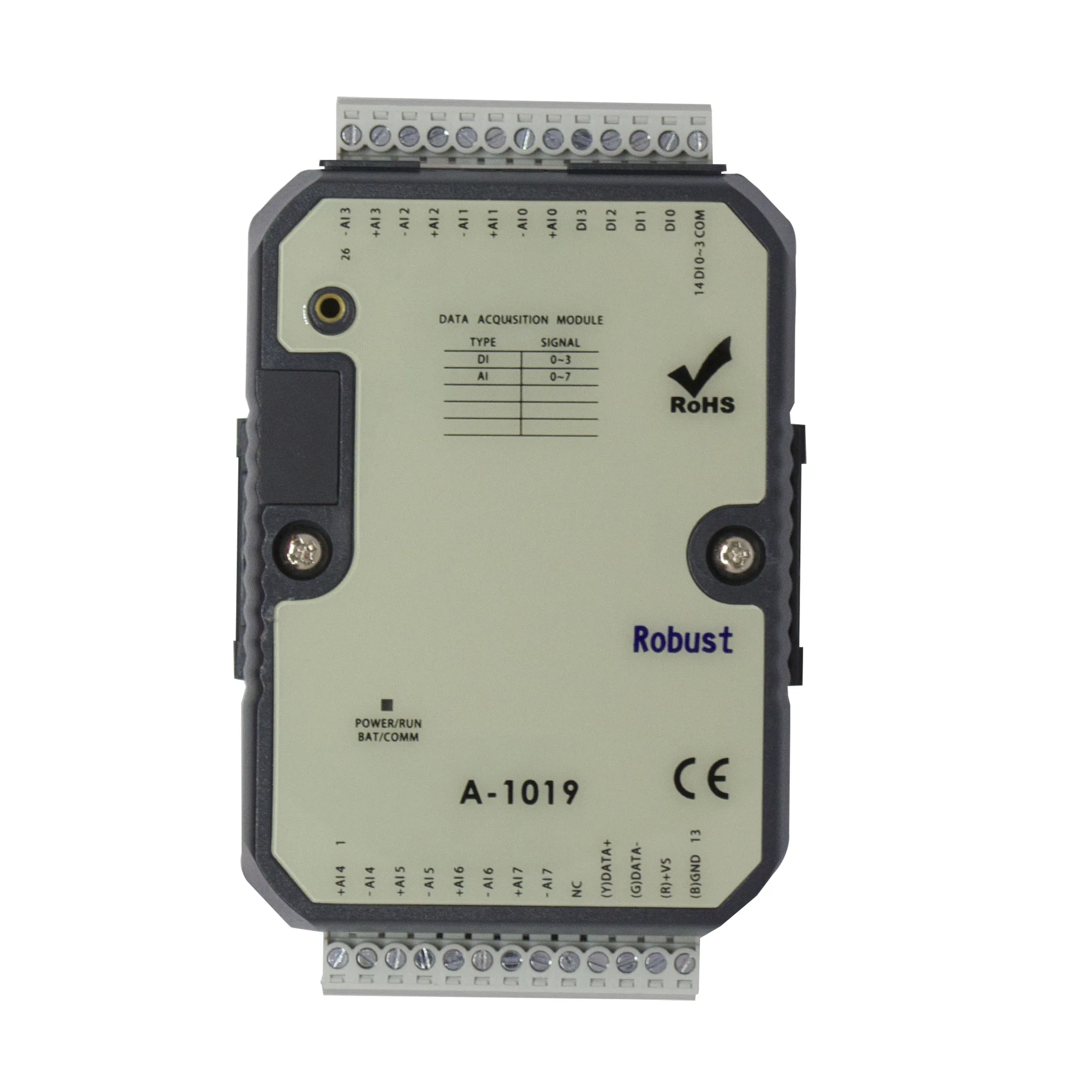 Analog Module 4DI 8AI Modbus RTU with RS-485 Port (A-1019)