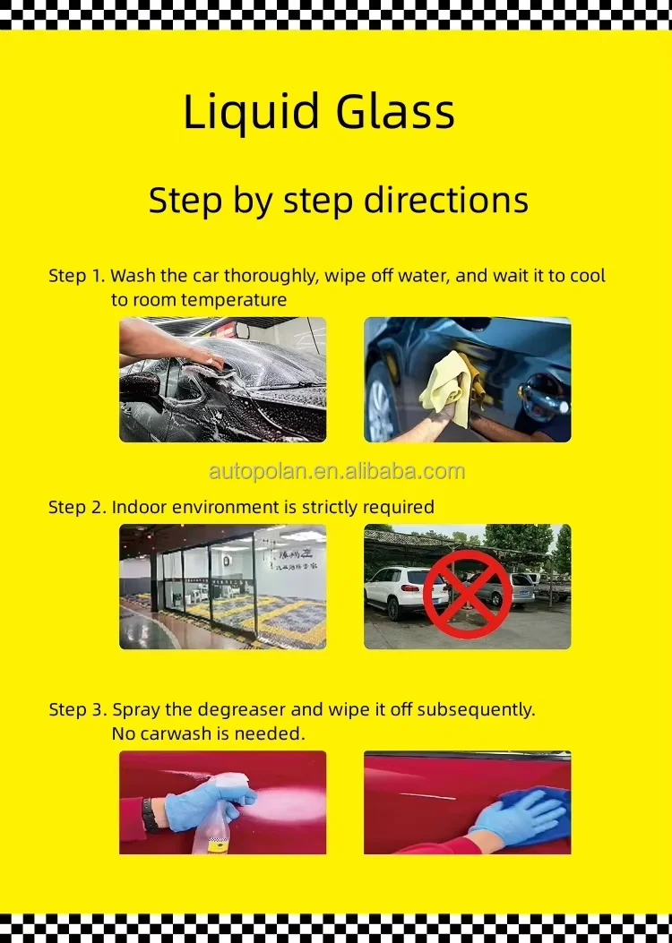 Self-leveling Liquid Glass Coating for Car Paint Protection