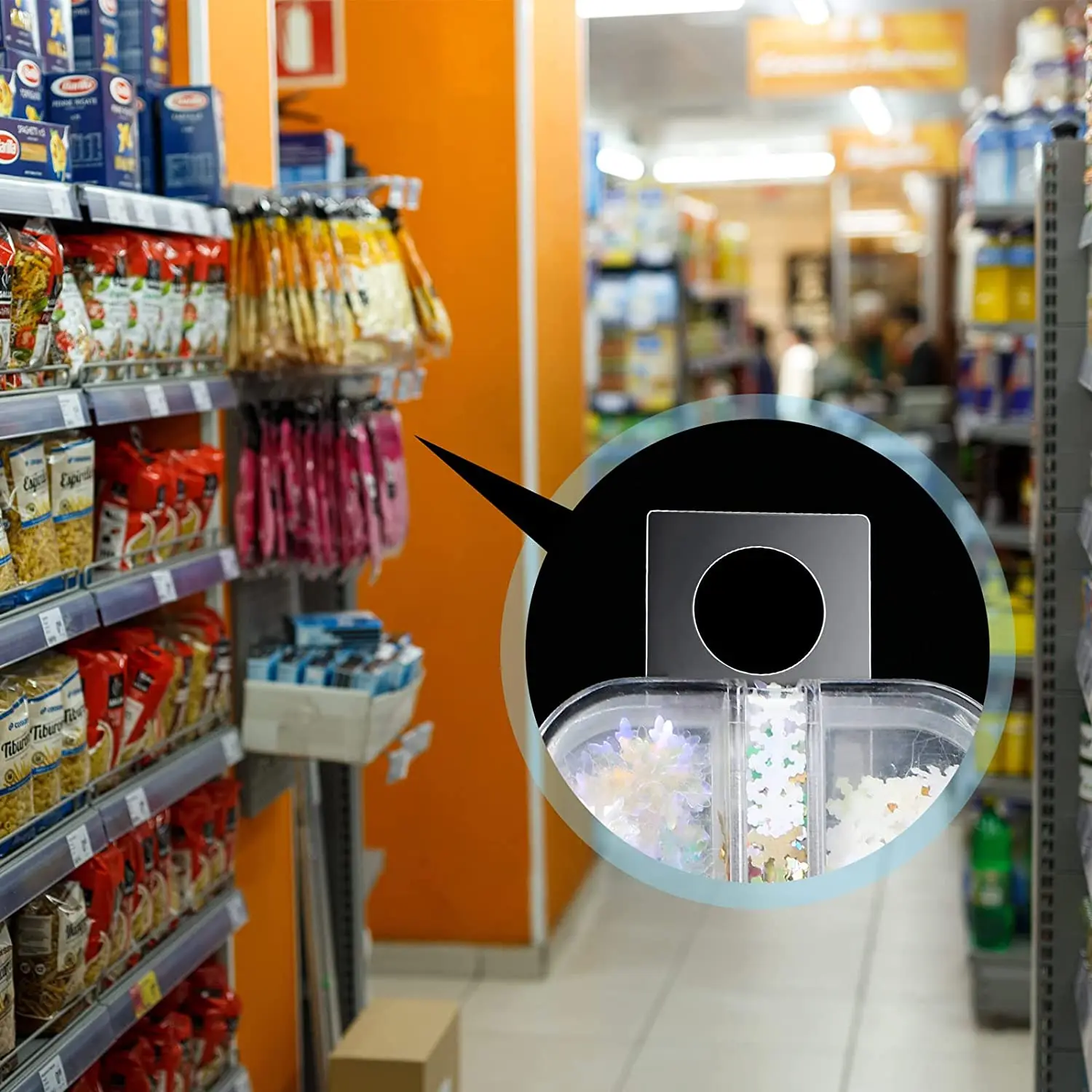 Adhesive Hanging Tags Clear Plastic Hang Tags Round Hole and Slot Hole ...