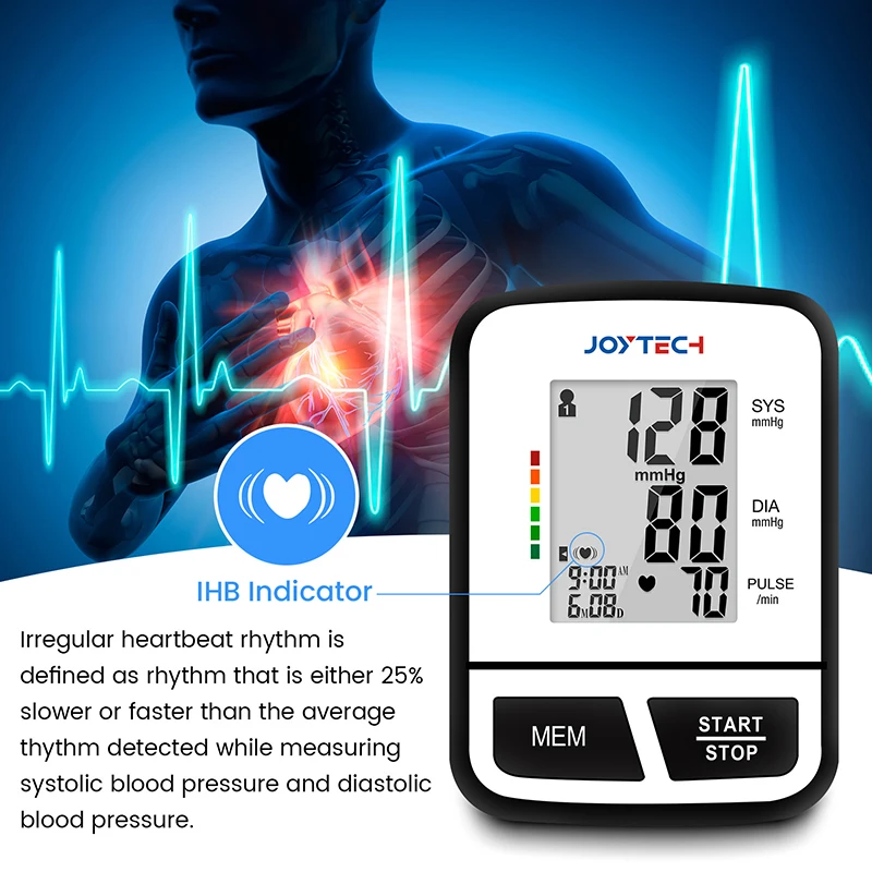 Medical Automatic Upper Arm Blood Pressure Machine Arm Tensiometer ...