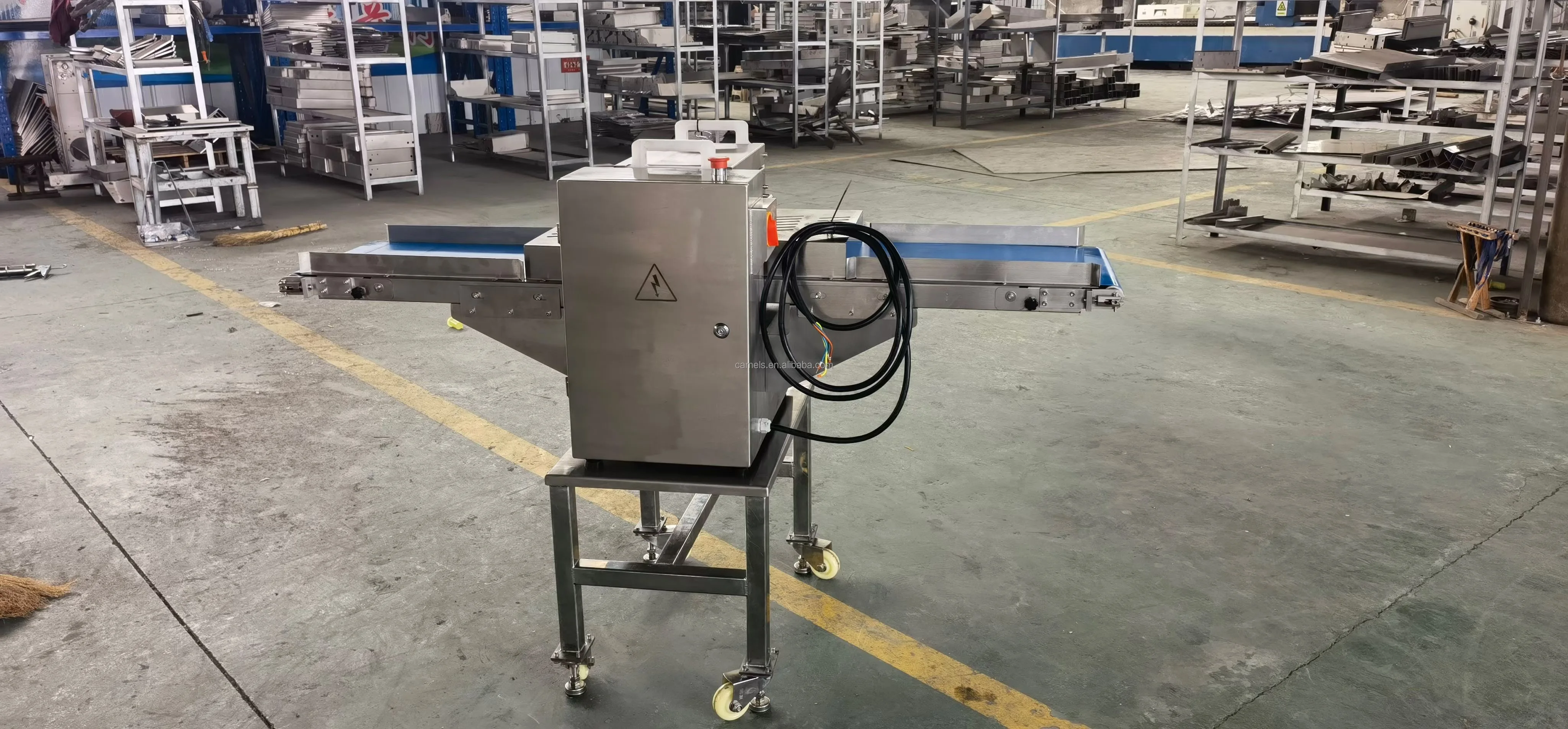 Fresh Tilapia Fish Fillet Meat Slicing Machine Fish Piece Cutting ...