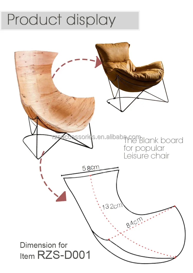 Modern Panel Chair Plywood - Stylish & Durable Furniture