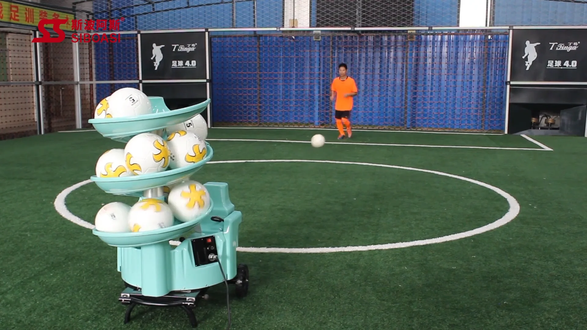 Siboasi S6526 Soccer Football Throwing Machine For Football Soccer ...