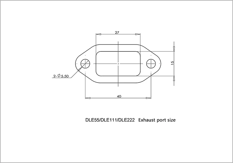 DLE 111 Gasoline Engine - High Performance for RC Airplanes