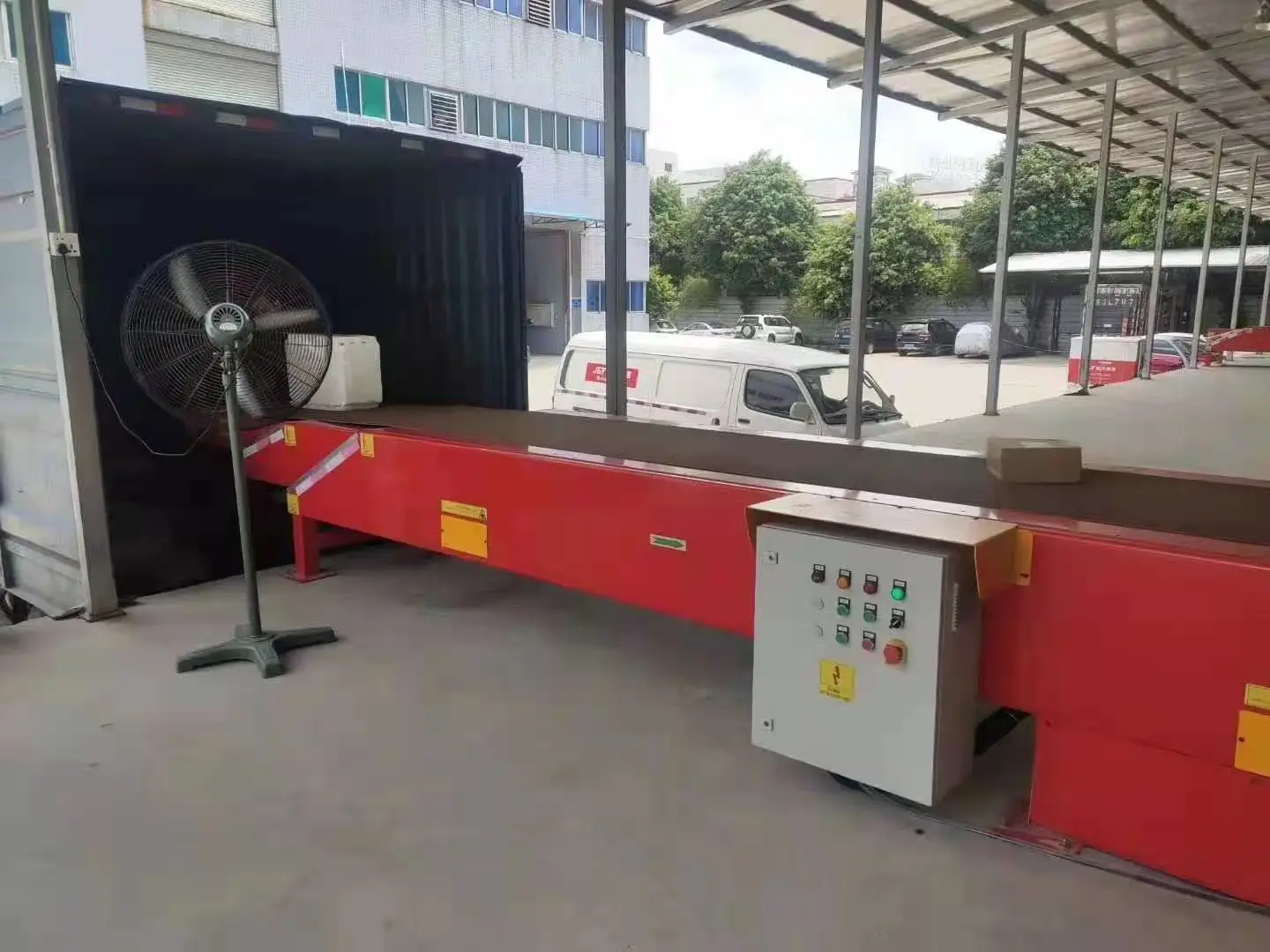 Fixed Telescopic Belt Conveyor for Load Unload 20ft & 40ft Container SQ ...
