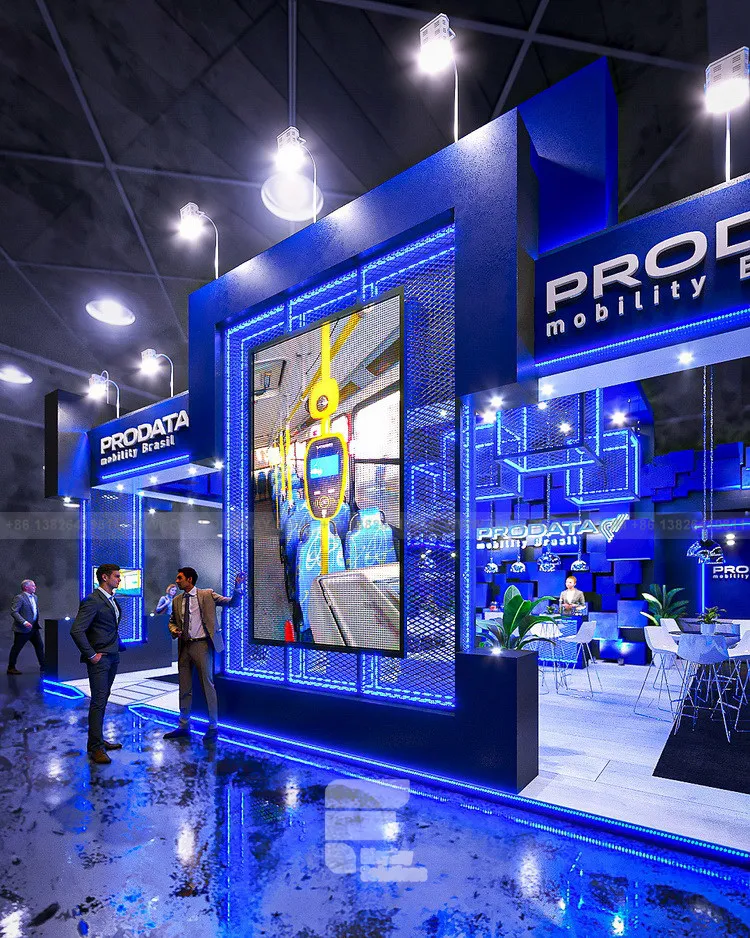 Luxury Exhibition Booth Exhibition Stand Display Booth Aluminum Frame ...