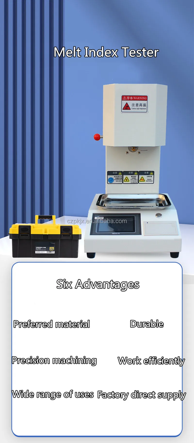 High Precision Melt Flow Index Test Meter Instrument High Quality Melt ...