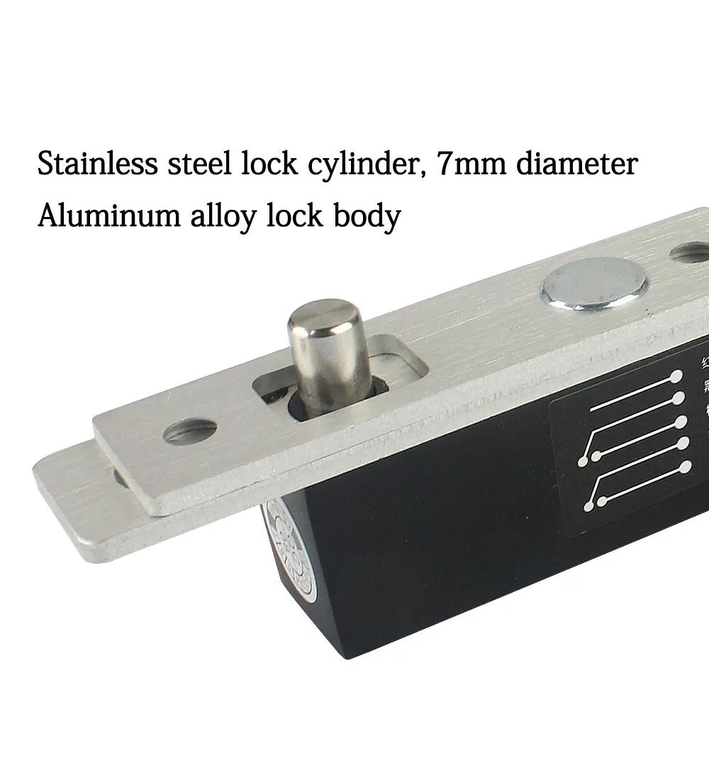Ultra Small Electronic Bolt Lock DC12V Mini Normally Open Normally ...
