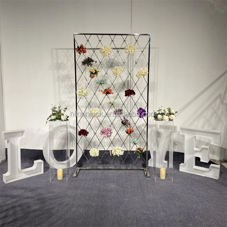 Custom Acrylic Backdrop - Elegant Wedding Decor Solutions
