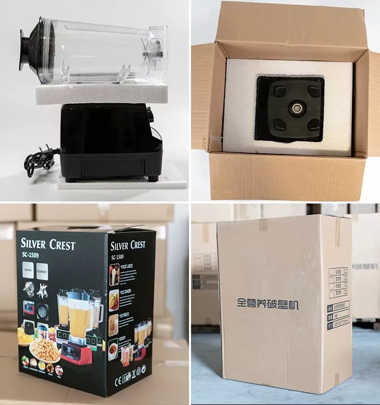 Silver Crest Blender Big Power 2in1 Multi-function Commercial Silver ...