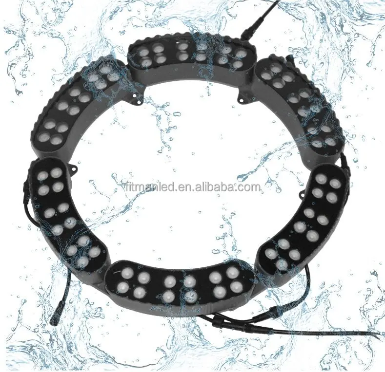 12W Black LED Solar Hug Tree Light - IP65 Outdoor Spotlight