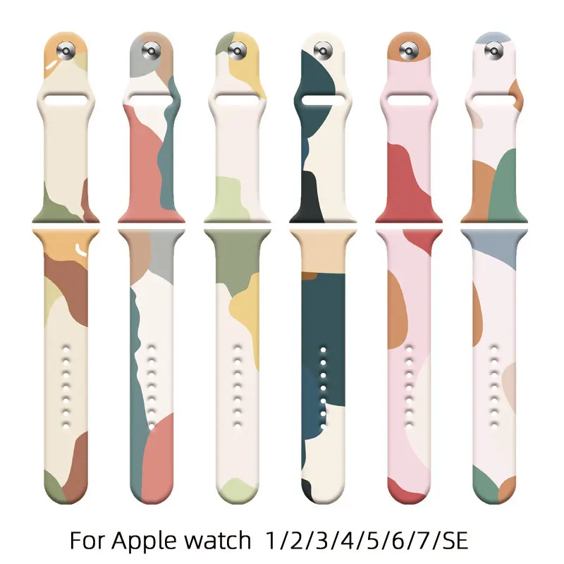 Custom Soft Rubber Silicone Wrist Sport Strap For Apple Watch Band 38 ...