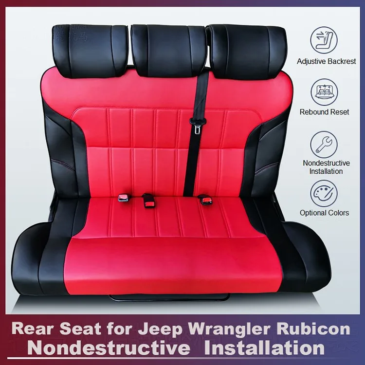 For Jeep Wrangler Rubicon From 2024 Autoliuma Folding Car Seat Rear Rv ...