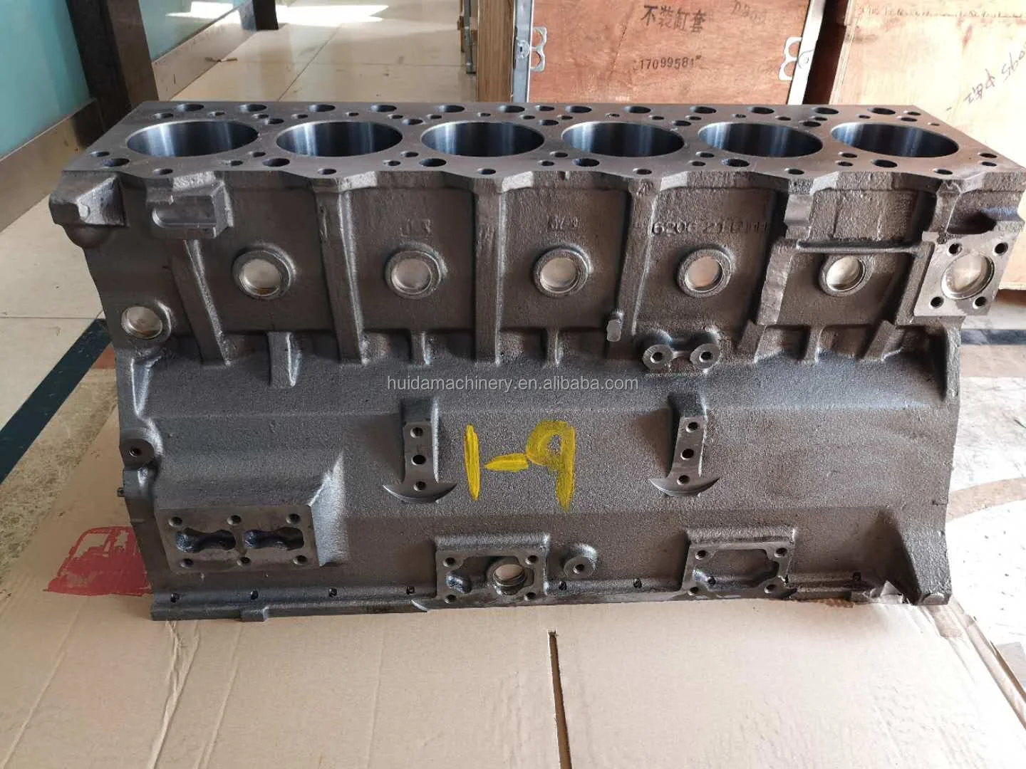 Huida Original Pc360-7 Excavator Saa6d125 Engine 6150-21-1103 Cylinder ...