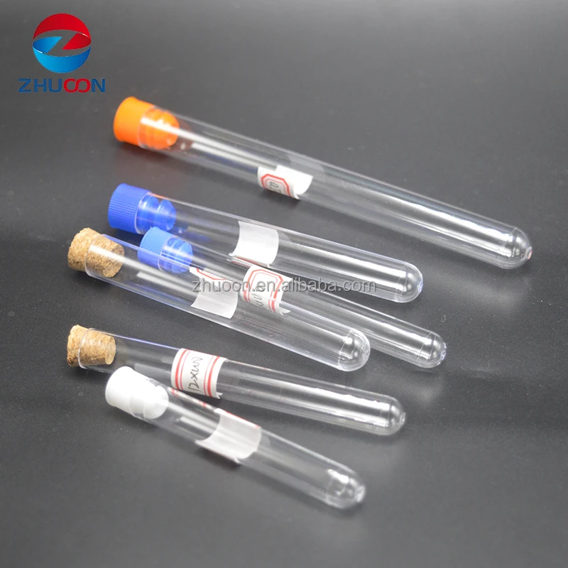 Medical Disposable Laboratory Plastic Storage Test Tubes 100mm - Buy ...