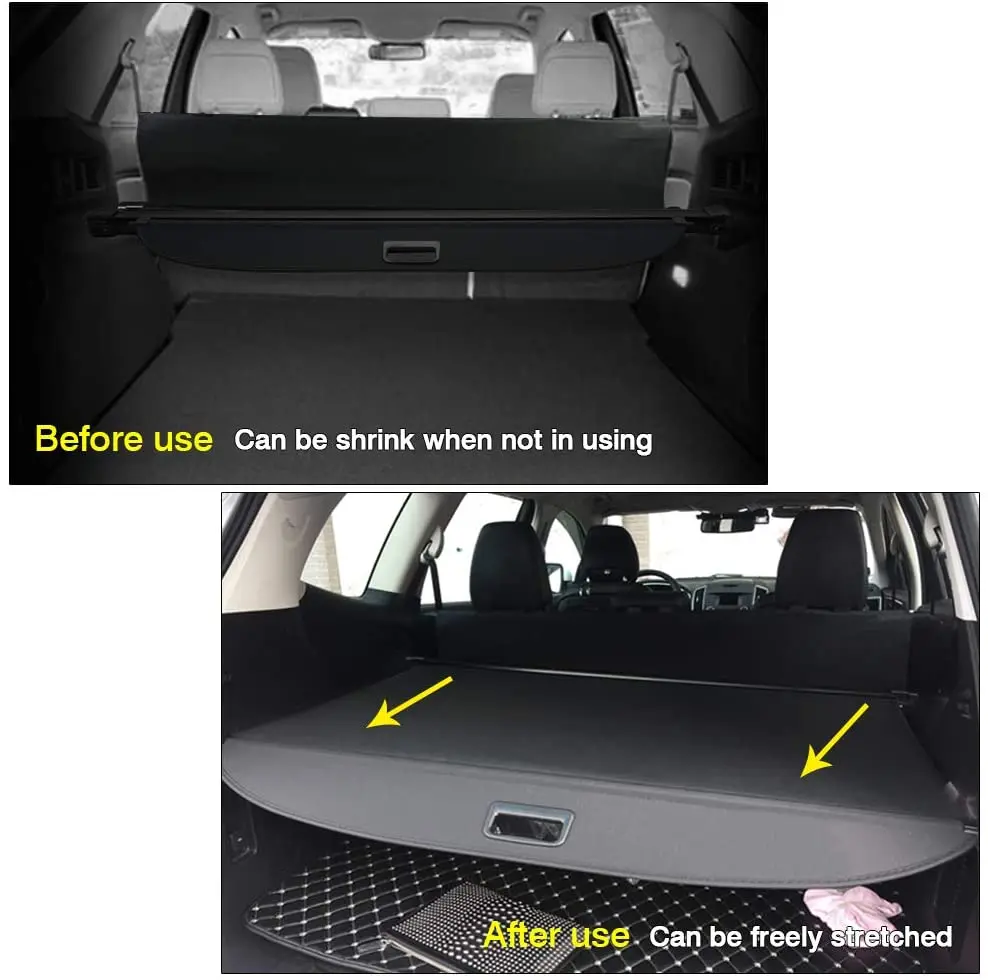 Suv Luggage Rear Cargo Cover Fit For Toyota 2014-2019 Rav4 Car ...