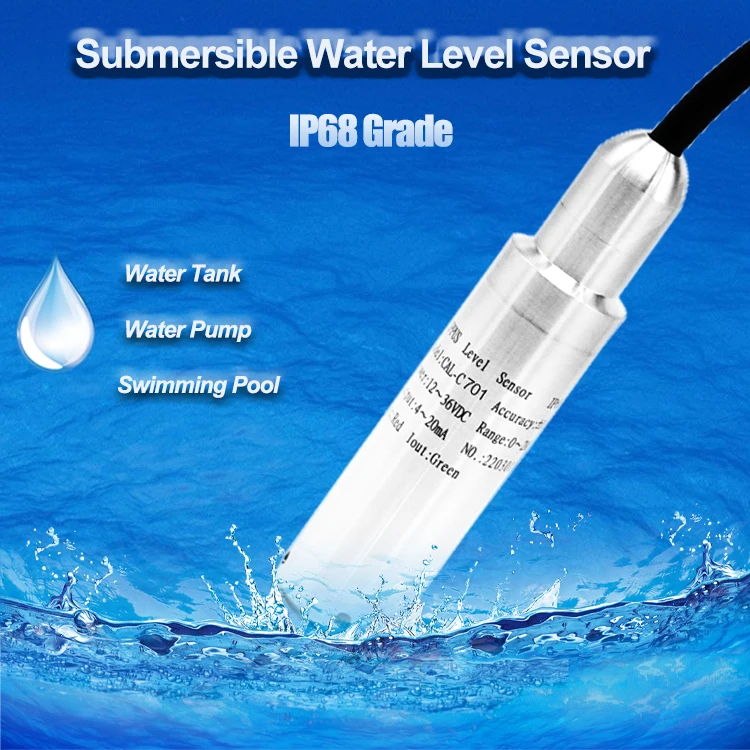 Rs485 Modbus Hydrostatic Submersible Ground Piezometers Water Liquid Level Temperature Pressure ...