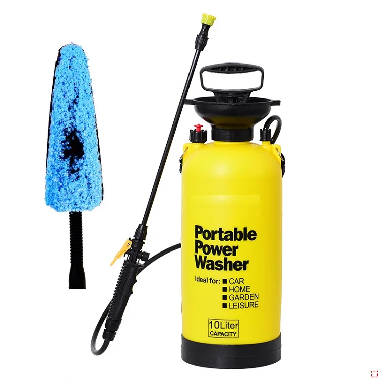 High Pressure Backpack Plastic Nozzle Water Sprayer Can Wash Car And ...