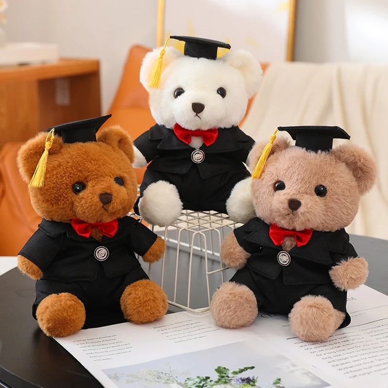 Custom Graduation Plush Bear Plush Toy Graduation Gifts Souvenir ...
