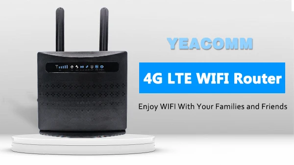 Yeacomm YF-P21 4G LTE Wireless Router with 4 LAN Ports