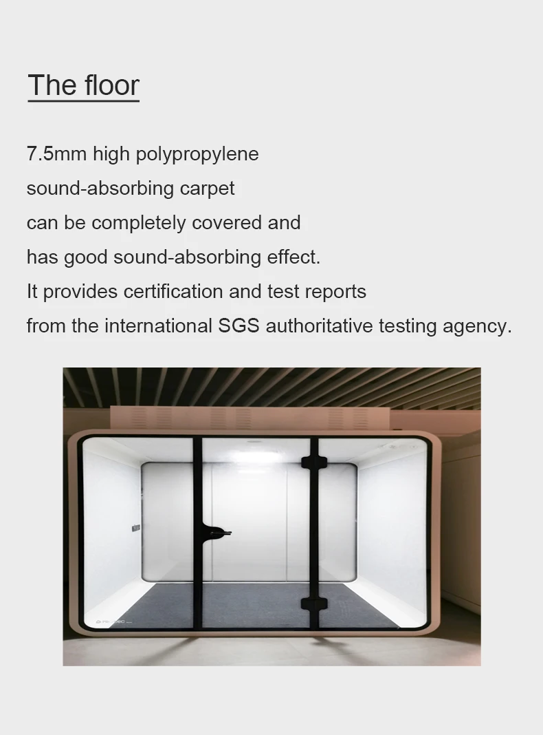 Customized Acoustic Cabin Office Pods Soundproof Phone Booth Acoustic ...