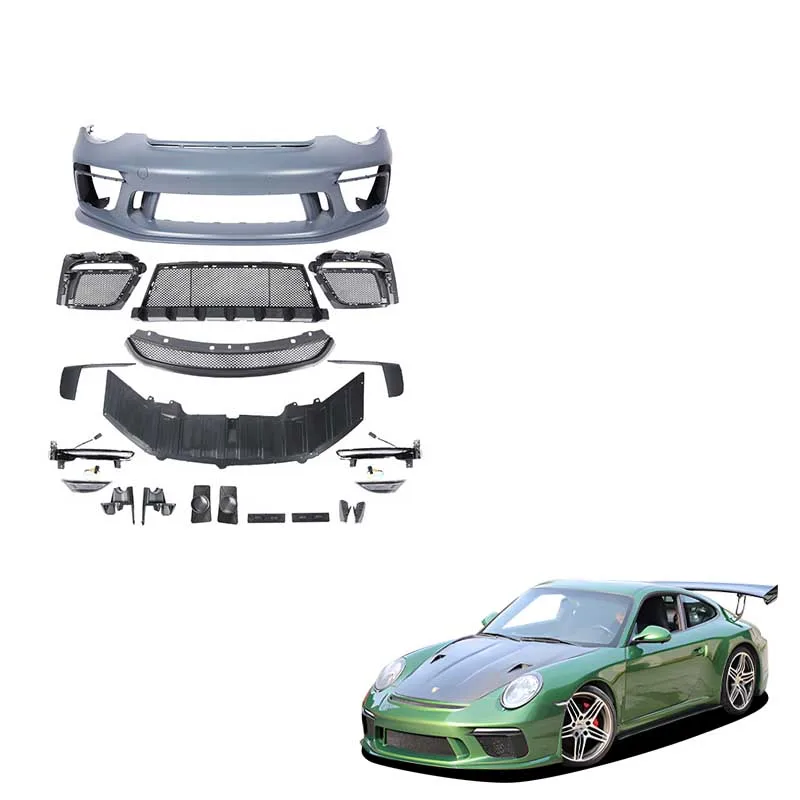 Auto Tuning Body Parts Front Bumper Kits 997 Upgrade 991.2 GT3 Style PP ...