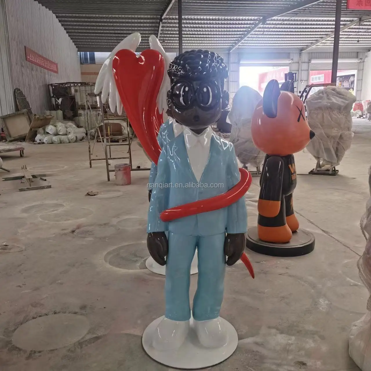 9ft Tall Large Size Outdoor Decoration Fiberglass Painting Life Size ...