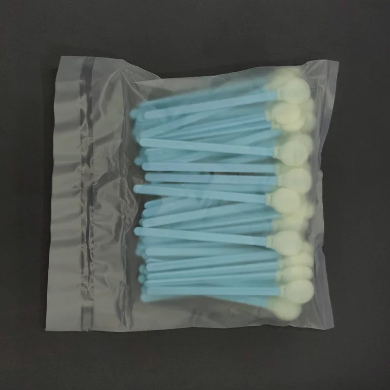 Large Circular Head Cleanroom Foam Swab Made With Pp Plastic ...