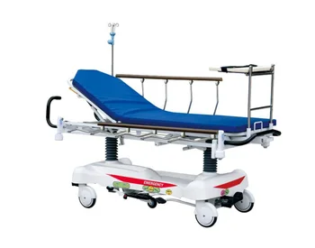Hospital Rise-and-fall Hydraulic Stretcher Patient Transfer Trolley ...