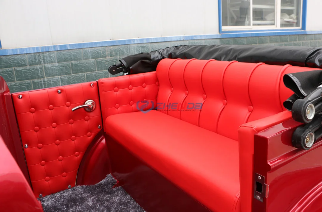 Classic Fashion Red Convertible Retro Car - CE Approved