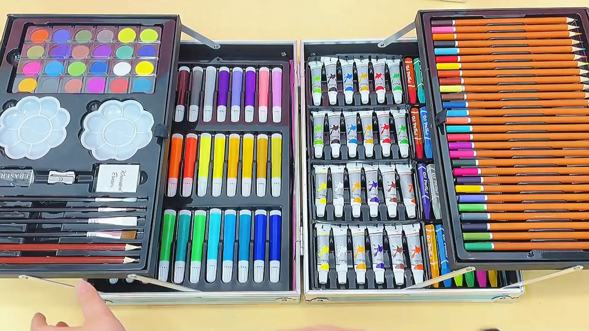 Kids Color Pen Crayon Drawing Toys Art Painting Box Set Colorful Diy ...