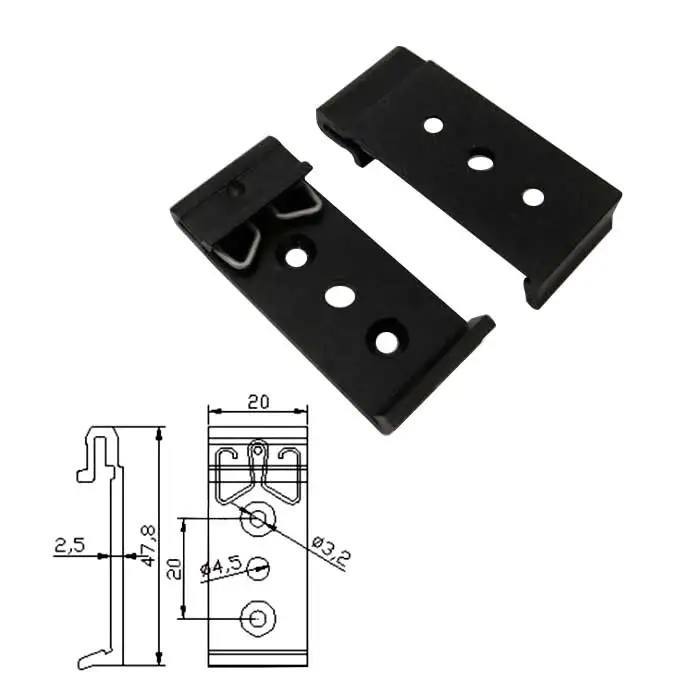 Universal 35mm Din Rail Enclosure Mounting Kit - TLM