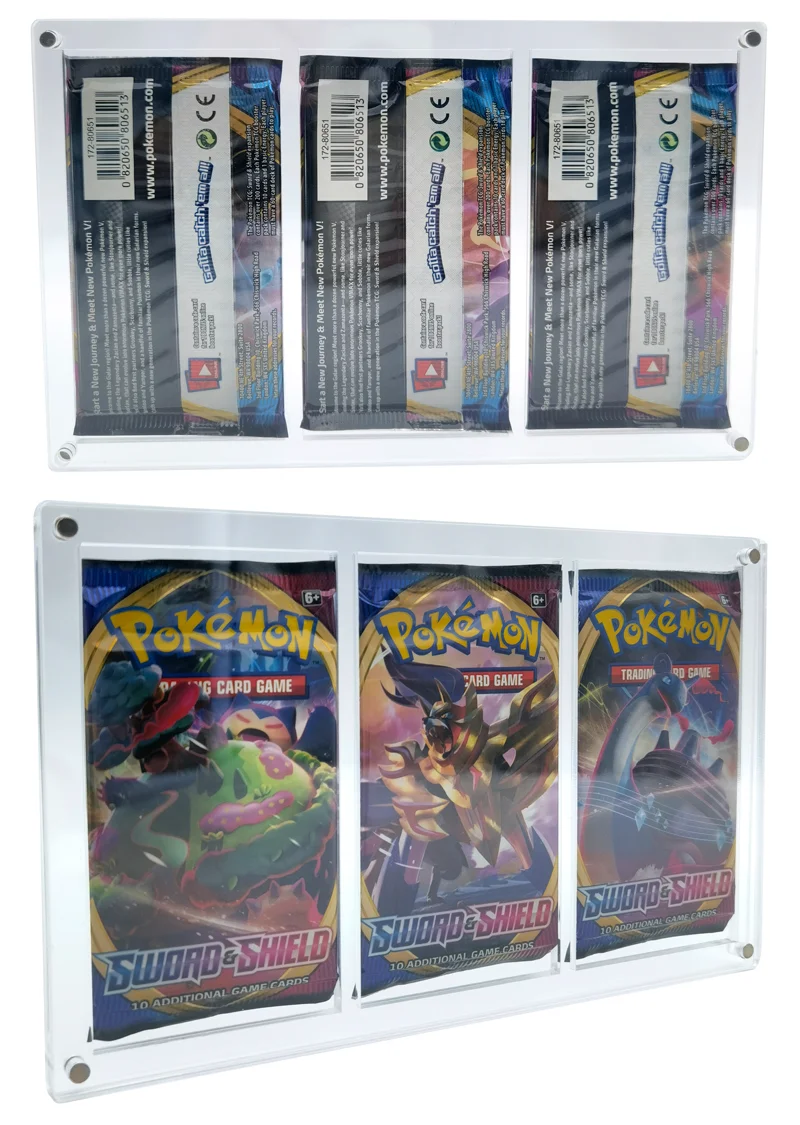 Custom Pokemon Booster Pack Display Case Holder Booster Box Closure ...