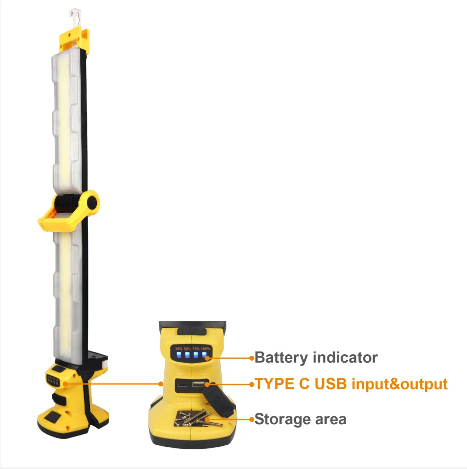 Multifunctional Working Lamp Led Rechargeable Working Light ...