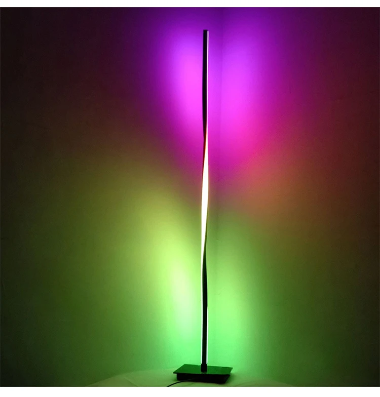 Modern Simple Creative Rgb Magic Color Floor Lamp for Bedroom Living ...