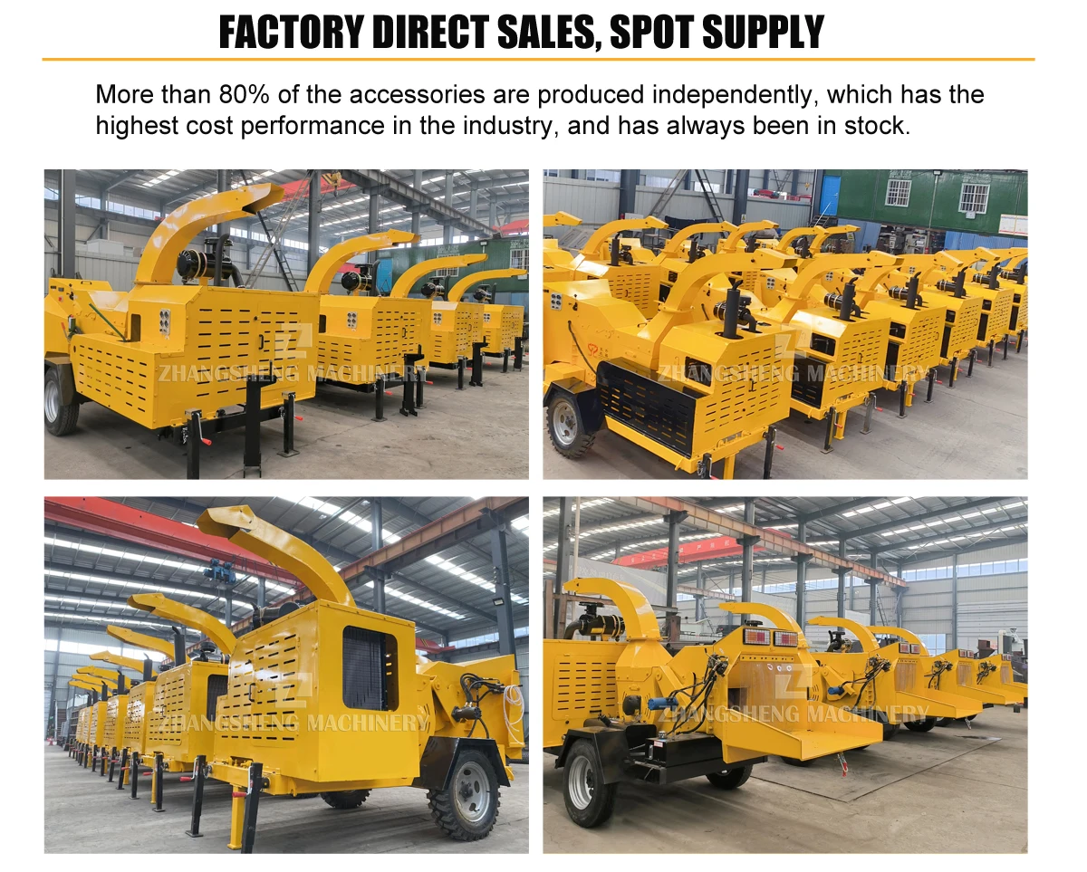 12" Wood Chopping Machine - Efficient Forestry Solutions