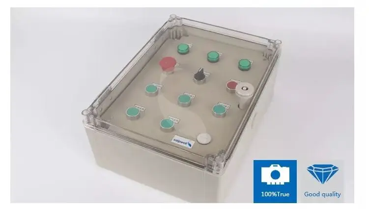 Waterproof Push Button Control Box For Industrial Control Emergency ...