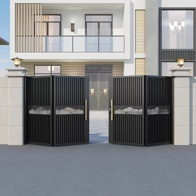 Sliding Cantilever Exterior Driveway Sliding Gate Automation Stainless ...