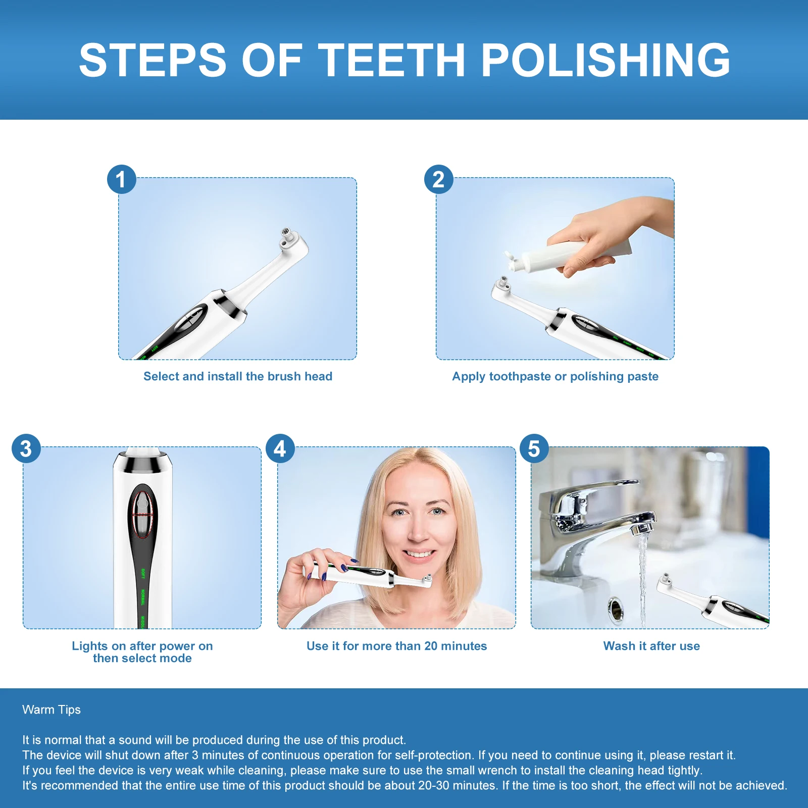 Multifunctional Toothcleaner - Efficient Teeth Whitening