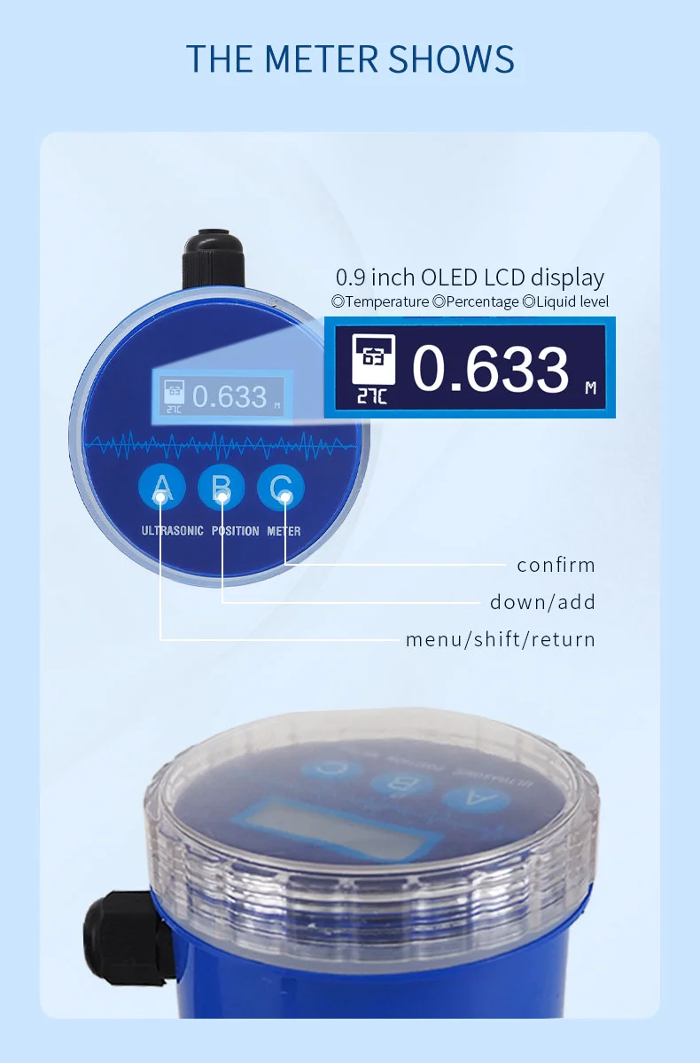 4-20 MA Water Tank Measurement - Ultrasonic Level Gauge
