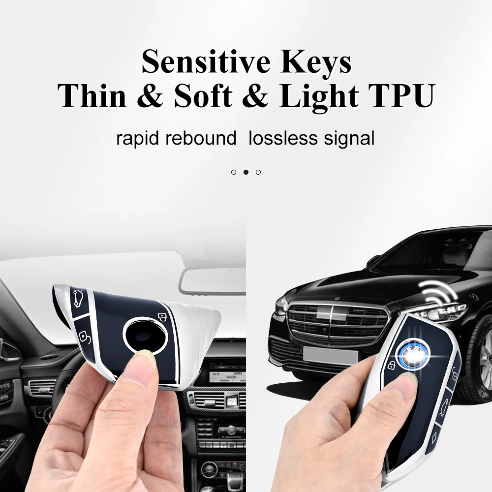 Car Accessories Interior Tpu Smart Car Key Fob Case Full Protection ...