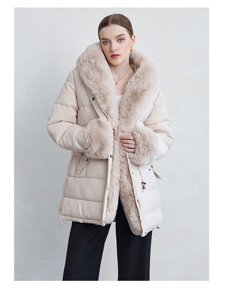 Warm Shiny Padded Puffer Jacket by ZIAI - Winter Essentials