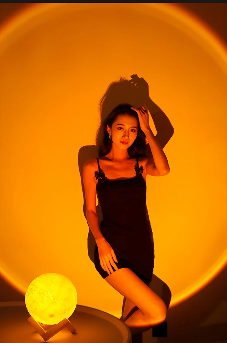 Imycoo New Rechargeable Usb Sunset Lamp Wholesale Mini Moon Sunset ...