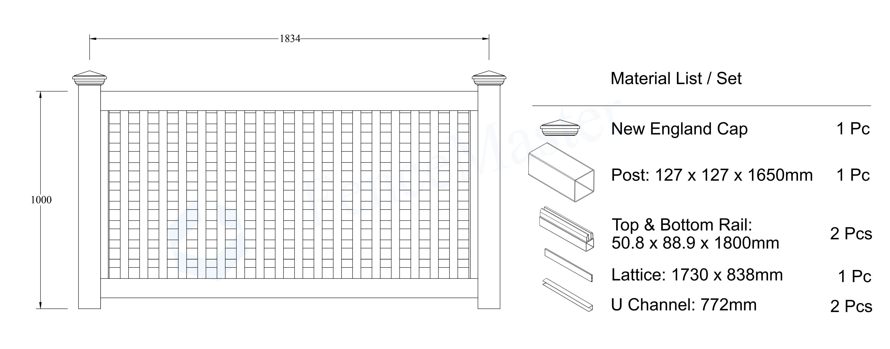 Decorative Square Lattice Vinyl Fence Pvc Lattice Garden Fence Plastic ...