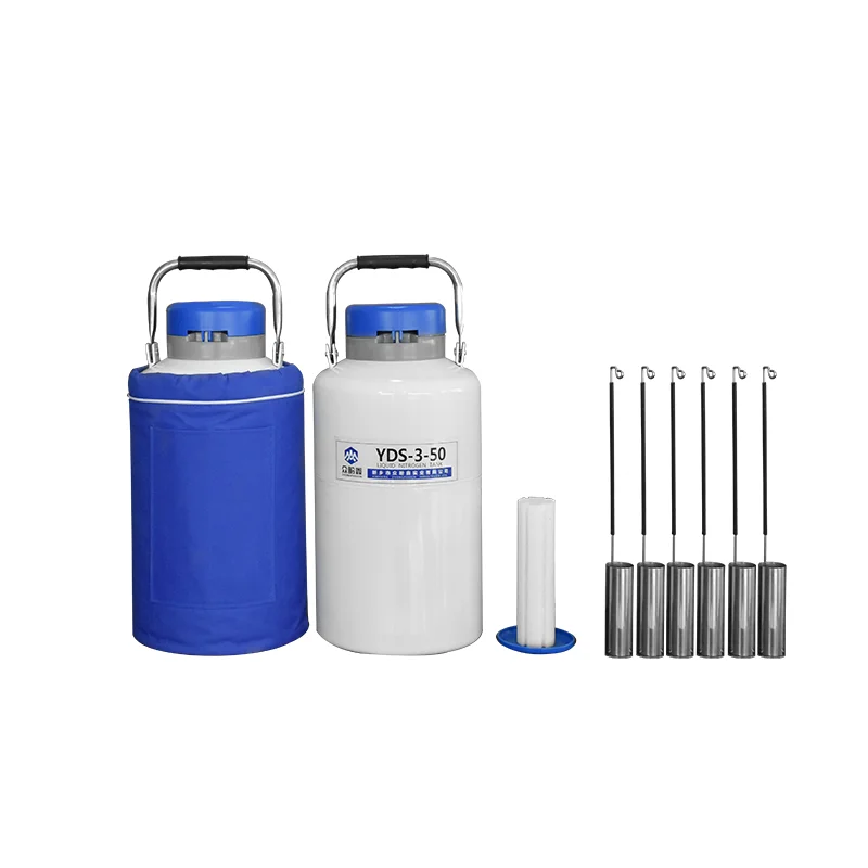 3 Litre Capacity Artificial Insemination Cryogenic Small Liter Liquid Nitrogen Semen Container ...