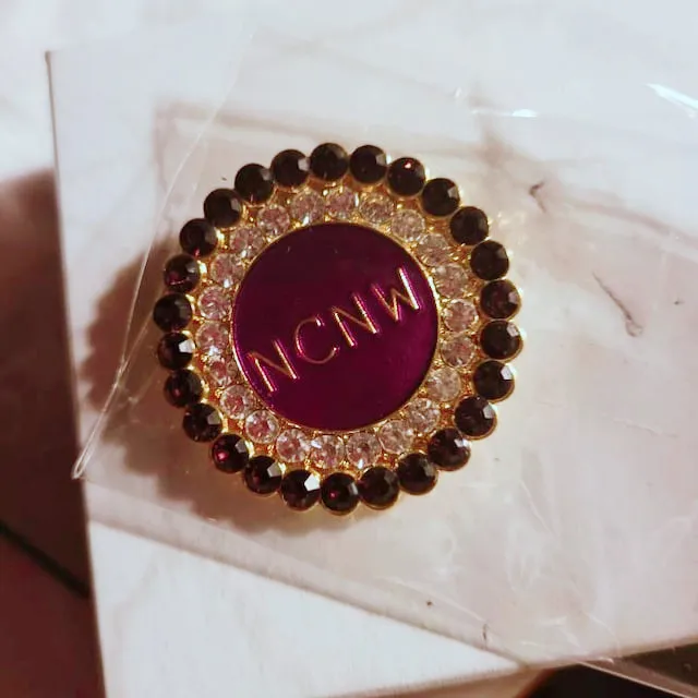 National Council Of Negro Women Jewelry Purple Rhinestone Ncnw Pins ...